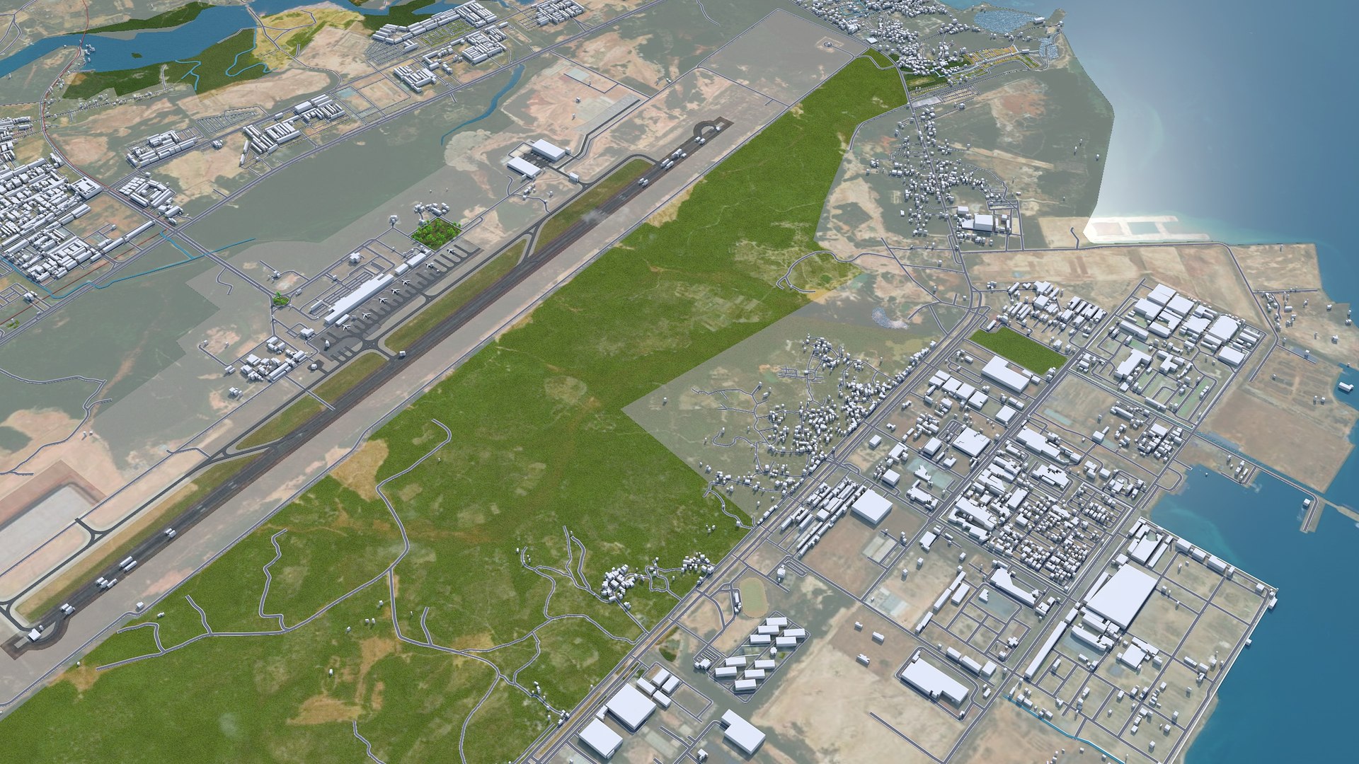 Batam City Riau Islands Indonesia 3D Model - TurboSquid 2084995