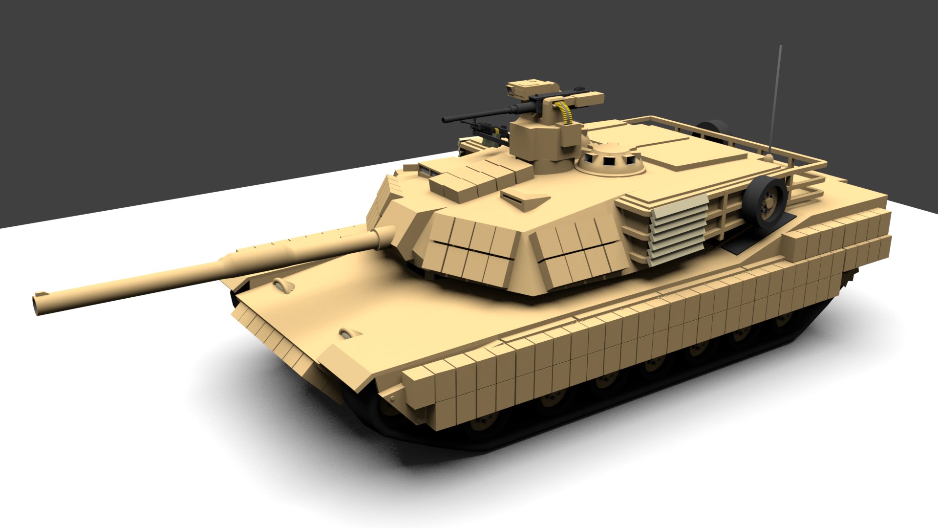 3D american m1a1 abrams - TurboSquid 1256134
