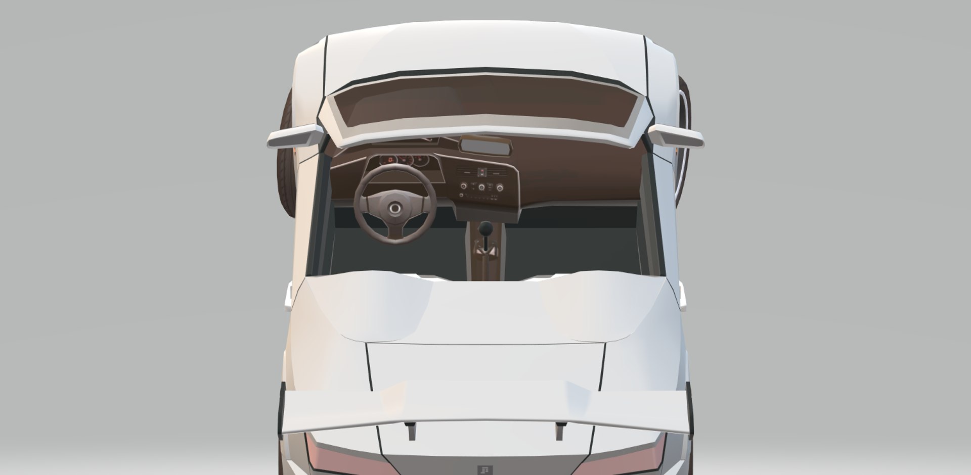Shift Race White Car 3D Model - TurboSquid 1501893