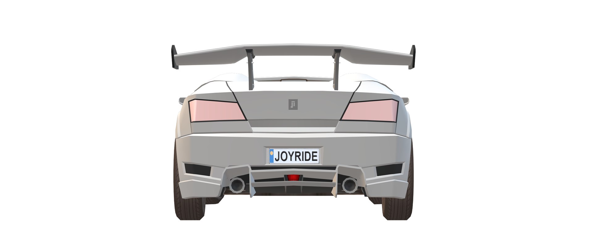 Shift Race White Car 3D Model - TurboSquid 1501893