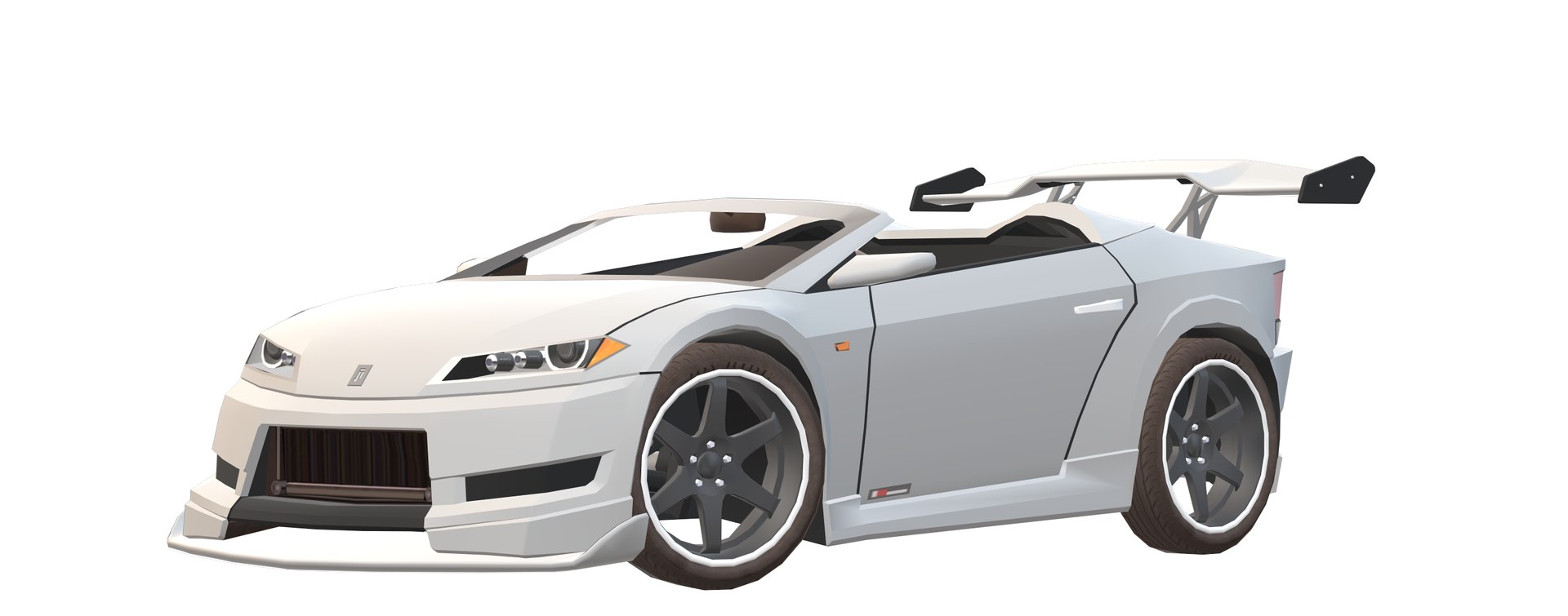 Shift Race White Car 3D Model - TurboSquid 1501893