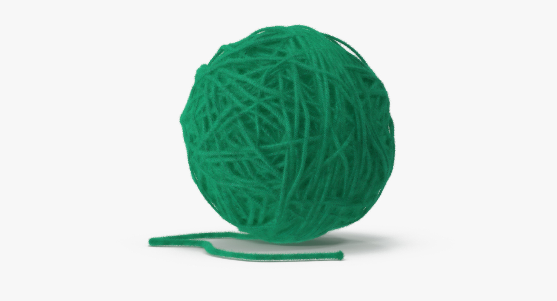 7 balls yarn 3d model