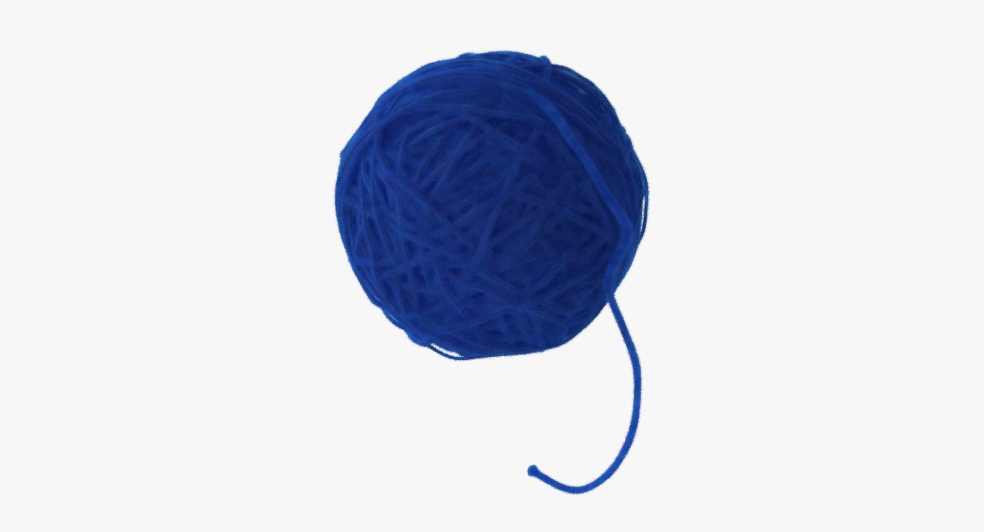 7 balls yarn 3d model