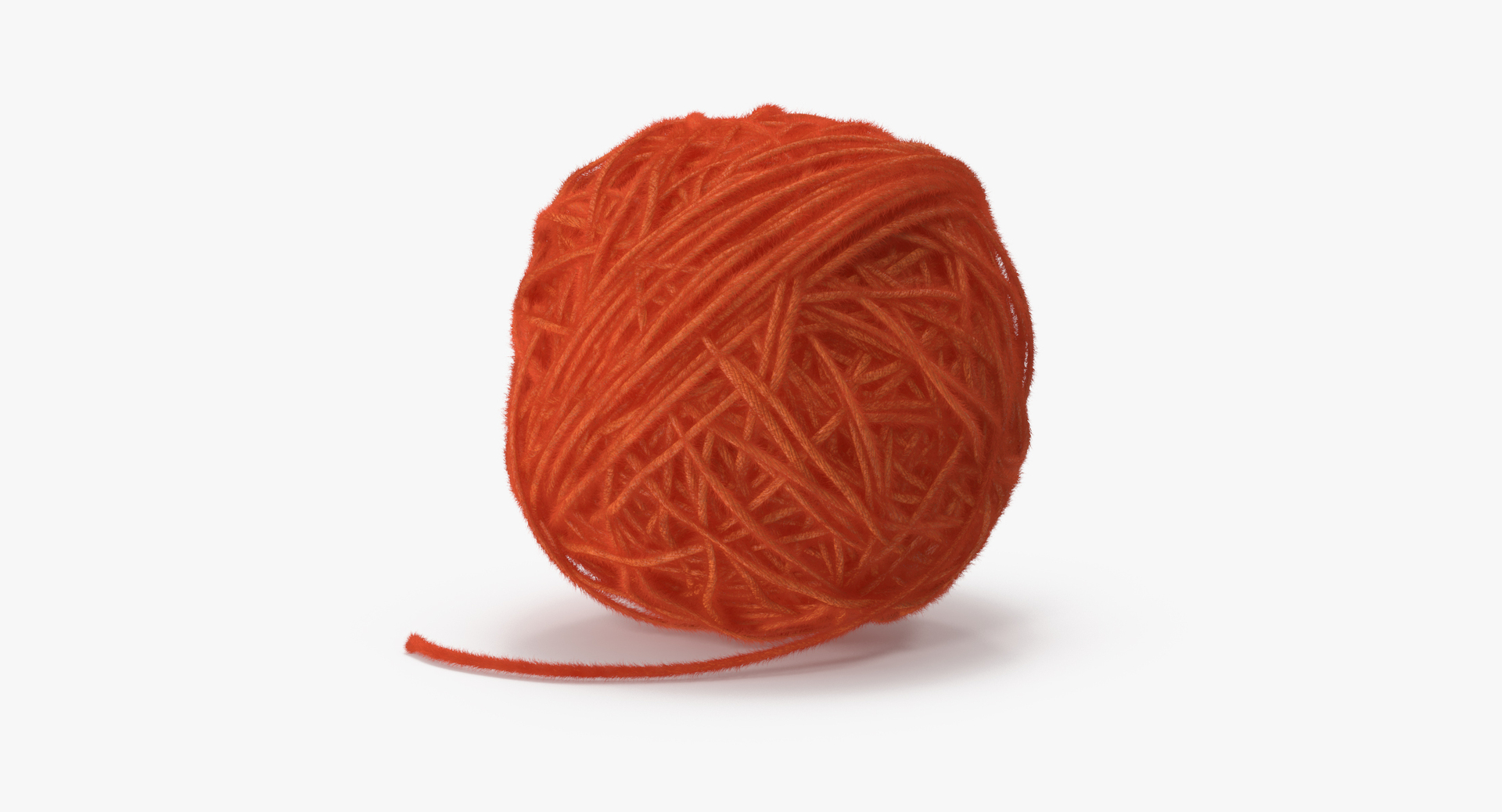 7 balls yarn 3d model