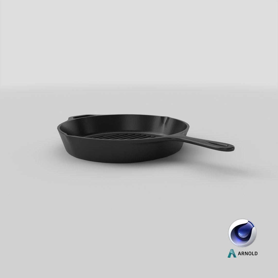 Iron Round Pan Model - TurboSquid 1958999