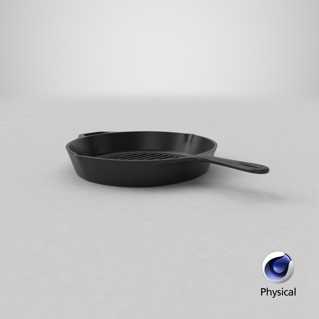 Iron Round Pan Model - TurboSquid 1958999