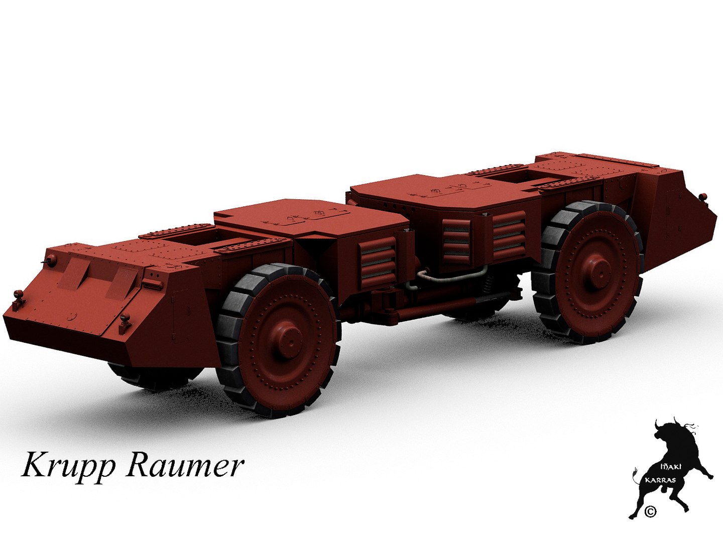 3d Model Of Raumer Krupp