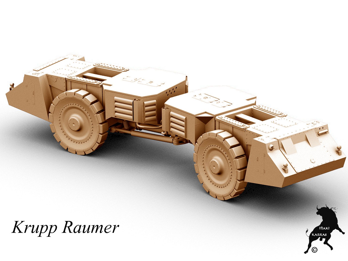 3d Model Of Raumer Krupp