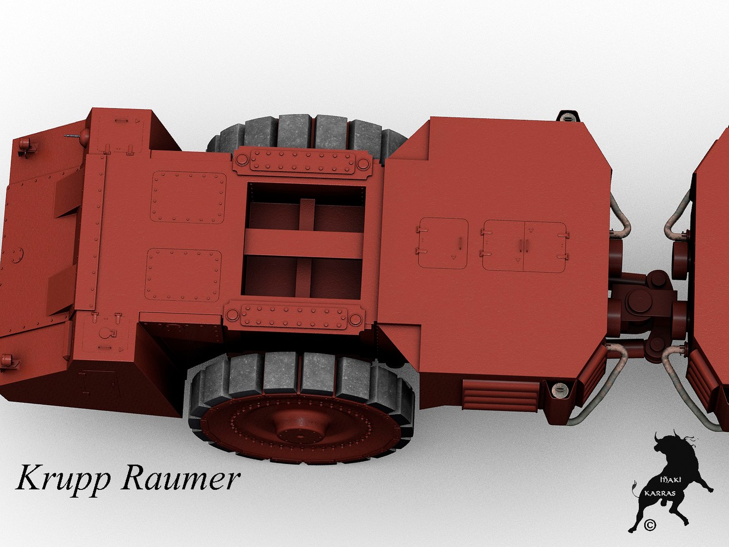 3d Model Of Raumer Krupp