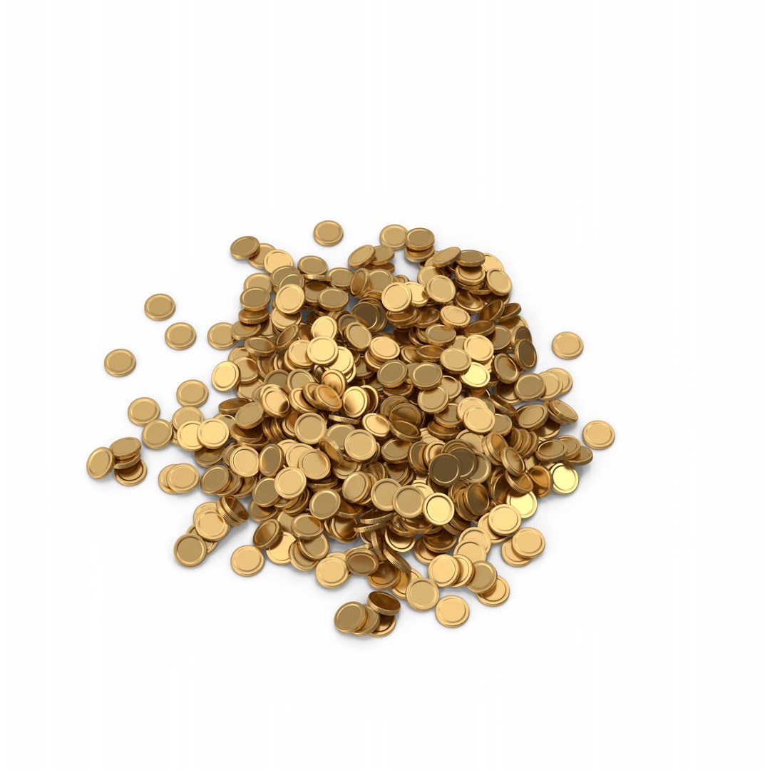 3D Model Gold Coins - TurboSquid 2228215