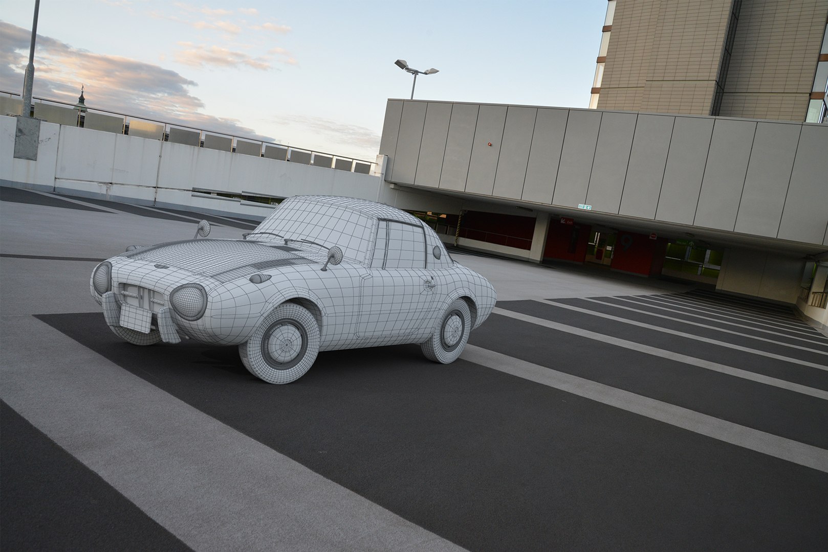 3d Toyota Sports 800 Model