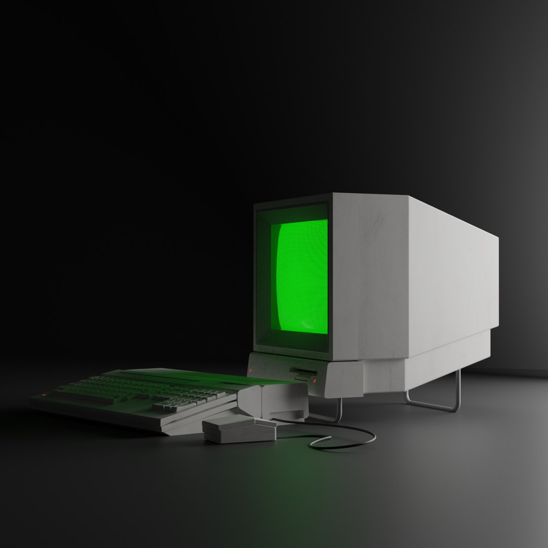3D Model Old Computer - TurboSquid 1621372