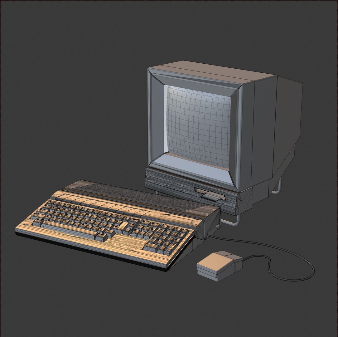 3D Model Old Computer - TurboSquid 1621372
