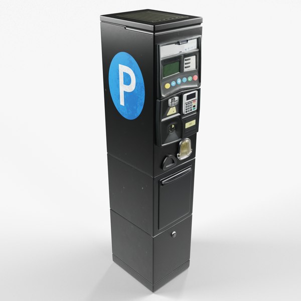 modelo 3d Máquina de tickets de estacionamiento - TurboSquid 2069780
