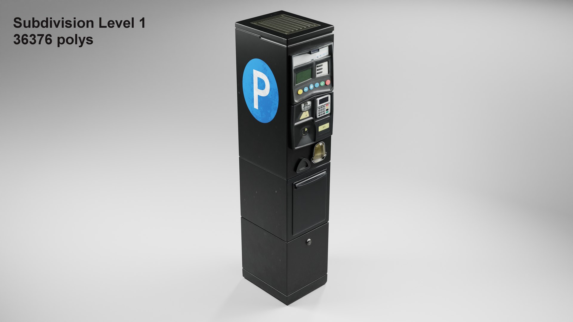 Parking Ticket Machine 3D Model - TurboSquid 2069780
