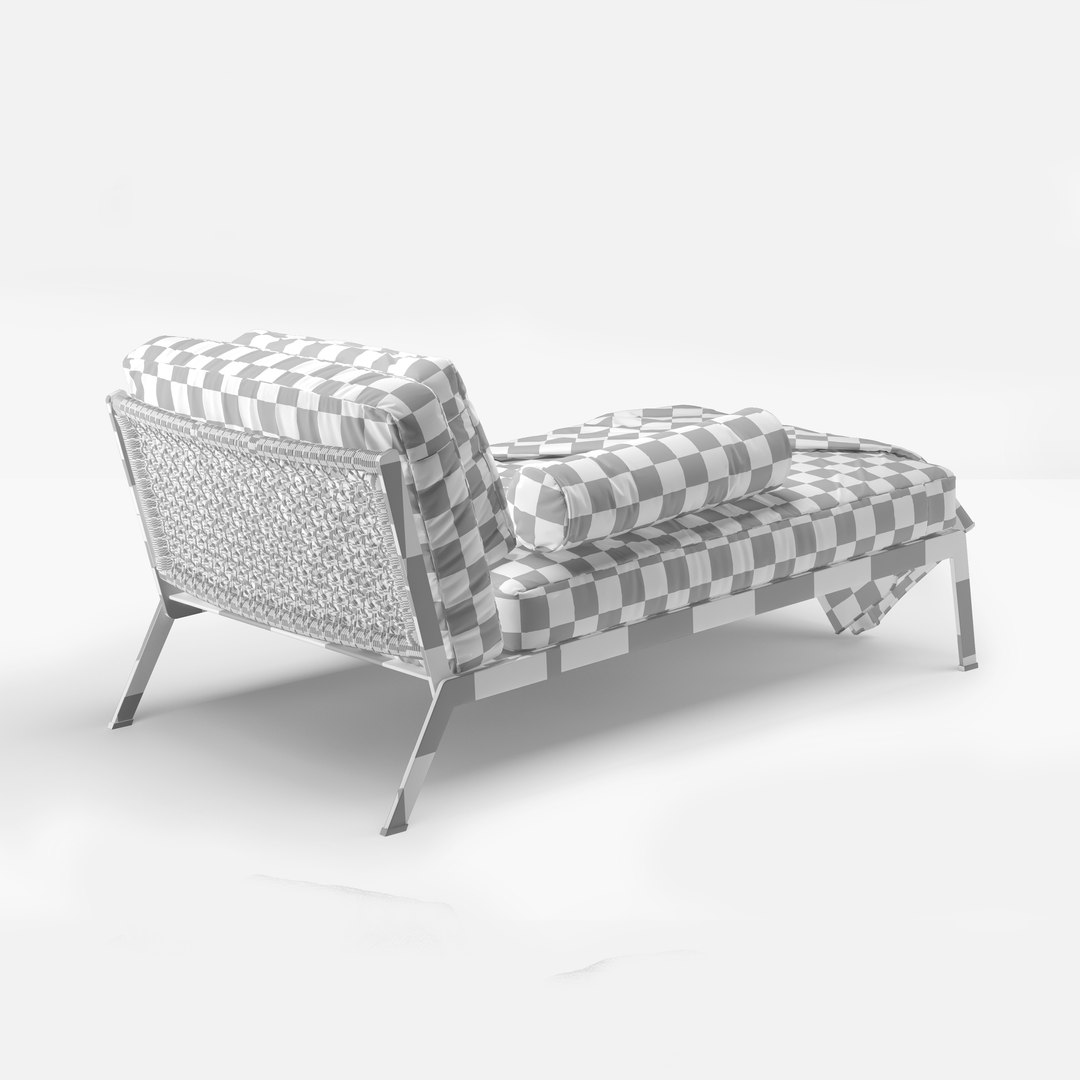 3D flexform happy chaise longue model - TurboSquid 1421121