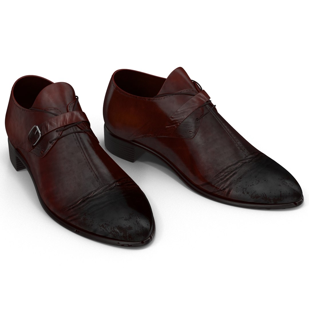 old man shoes 6 3d max