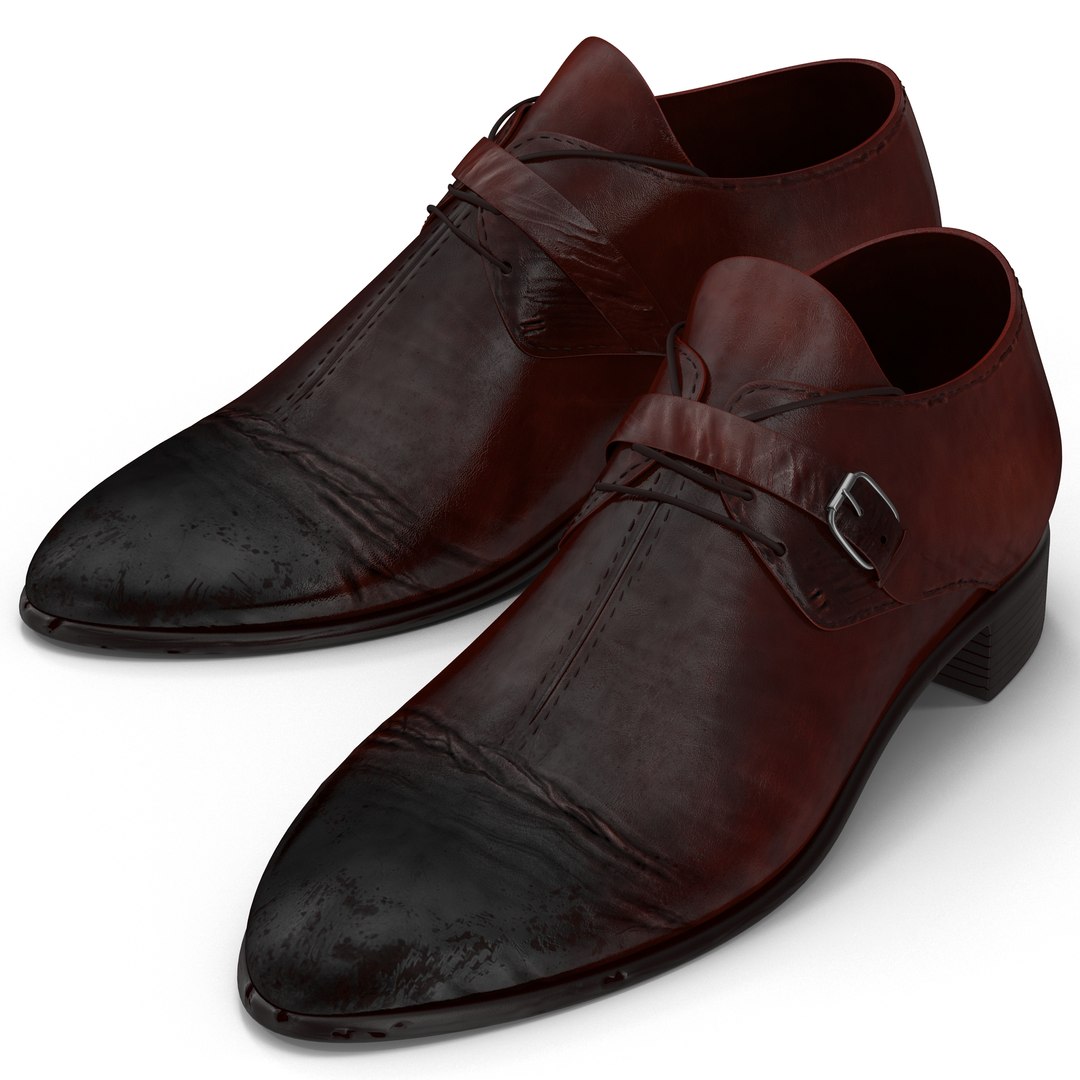 old man shoes 6 3d max