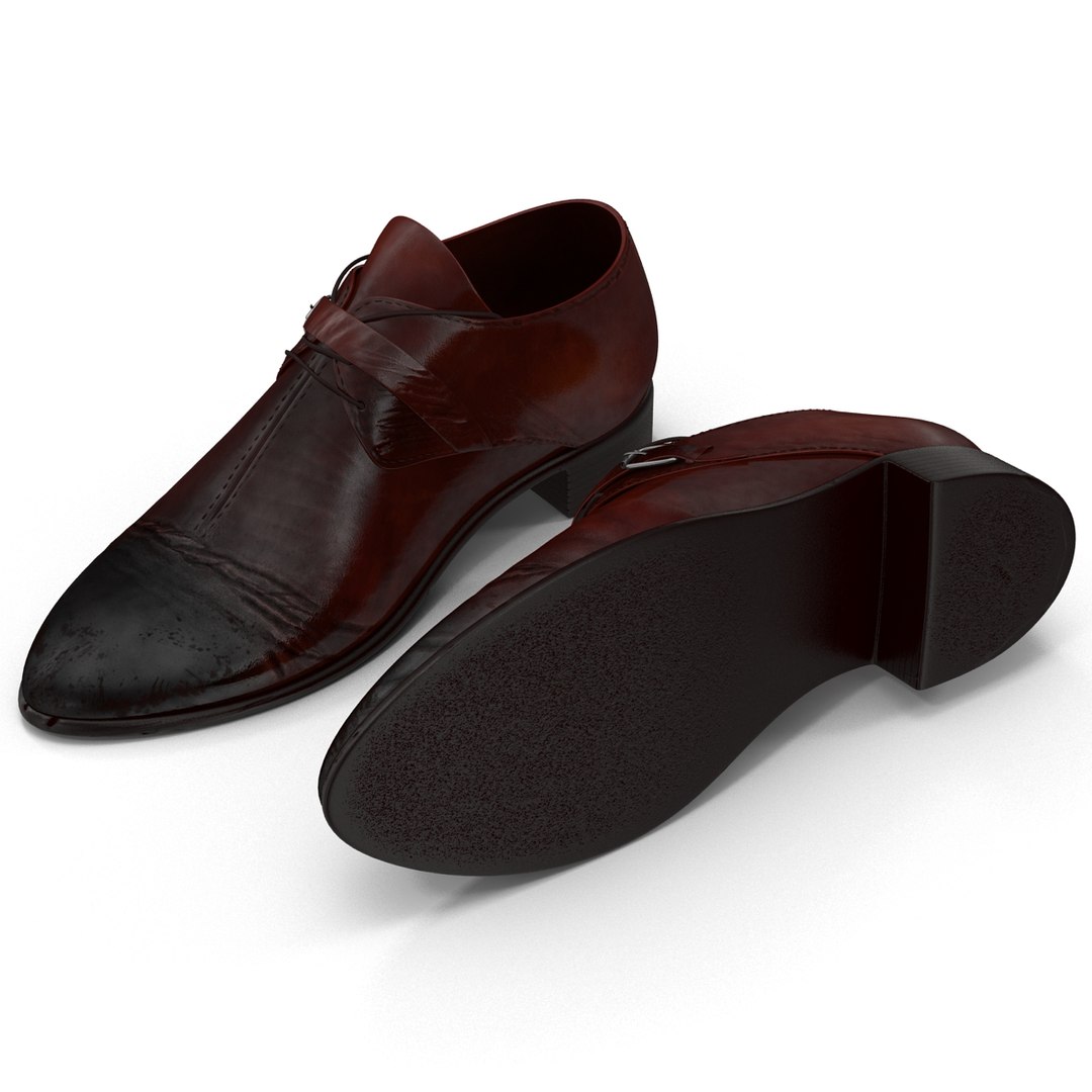 old man shoes 6 3d max