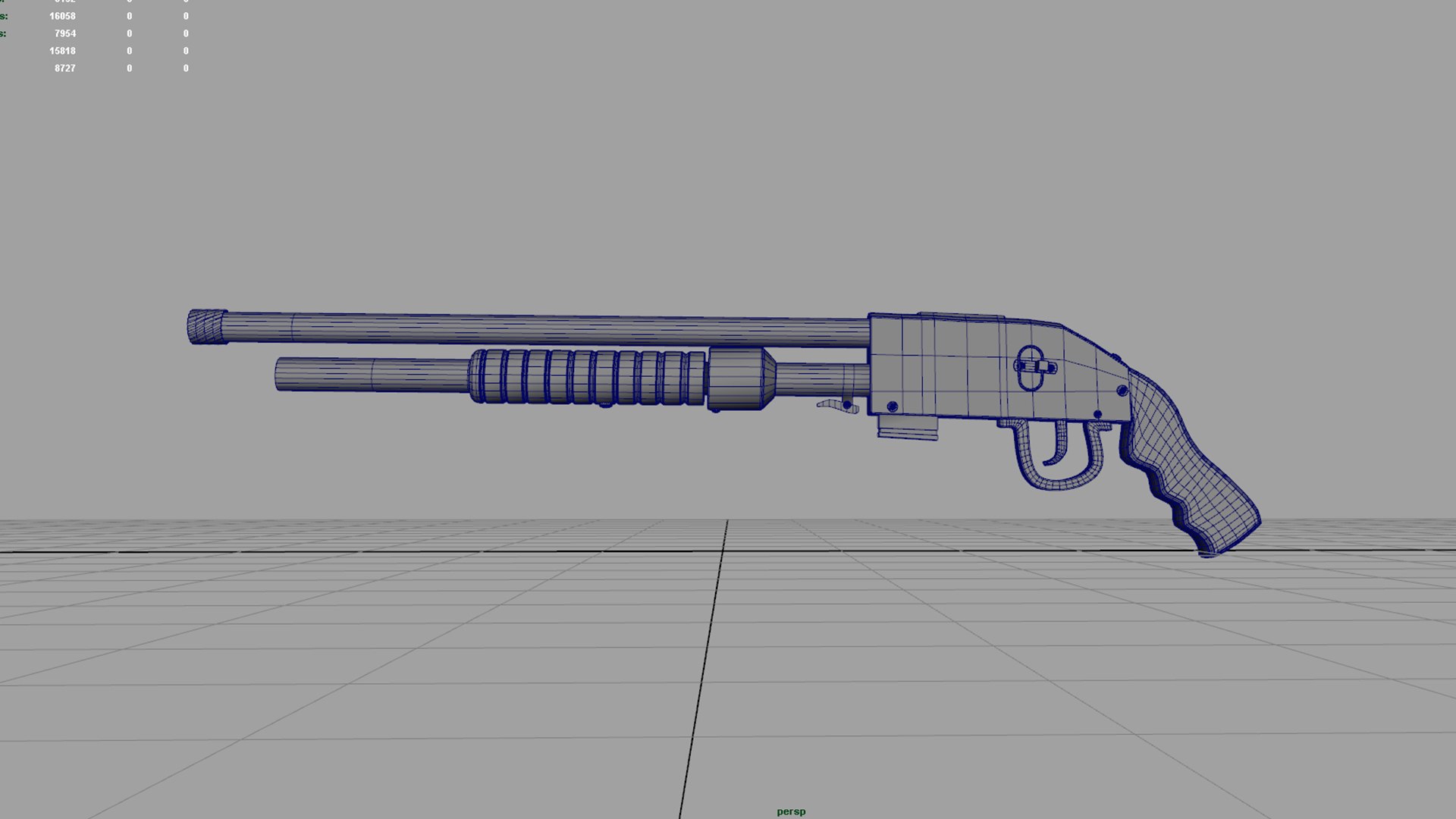Stylish Cartoon Shot Gun 3D Model - TurboSquid 2390682