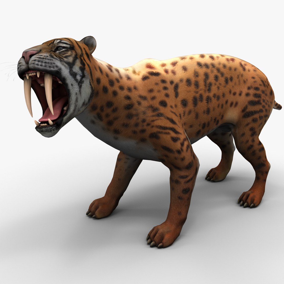 smilodon 2 pose 3d max