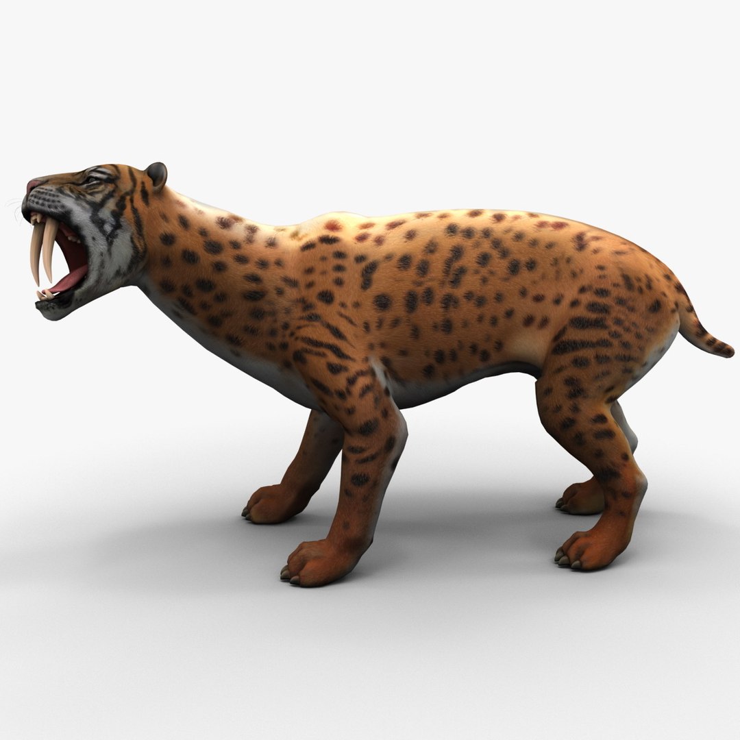 smilodon 2 pose 3d max