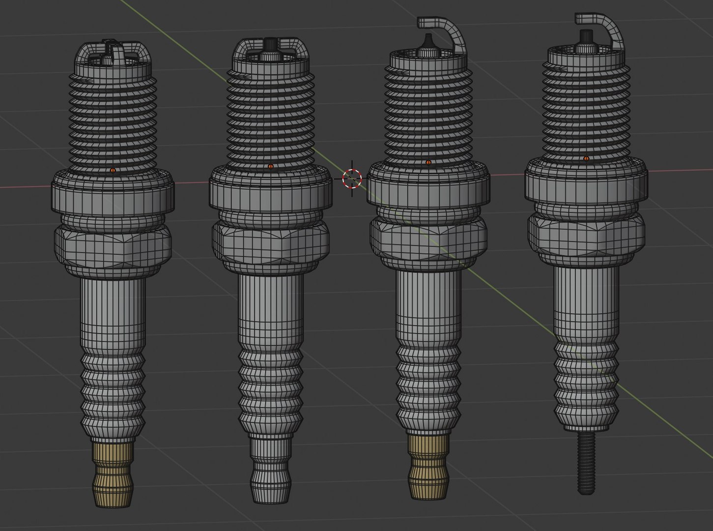 Different Spark Plugs 3D Model - TurboSquid 1532092