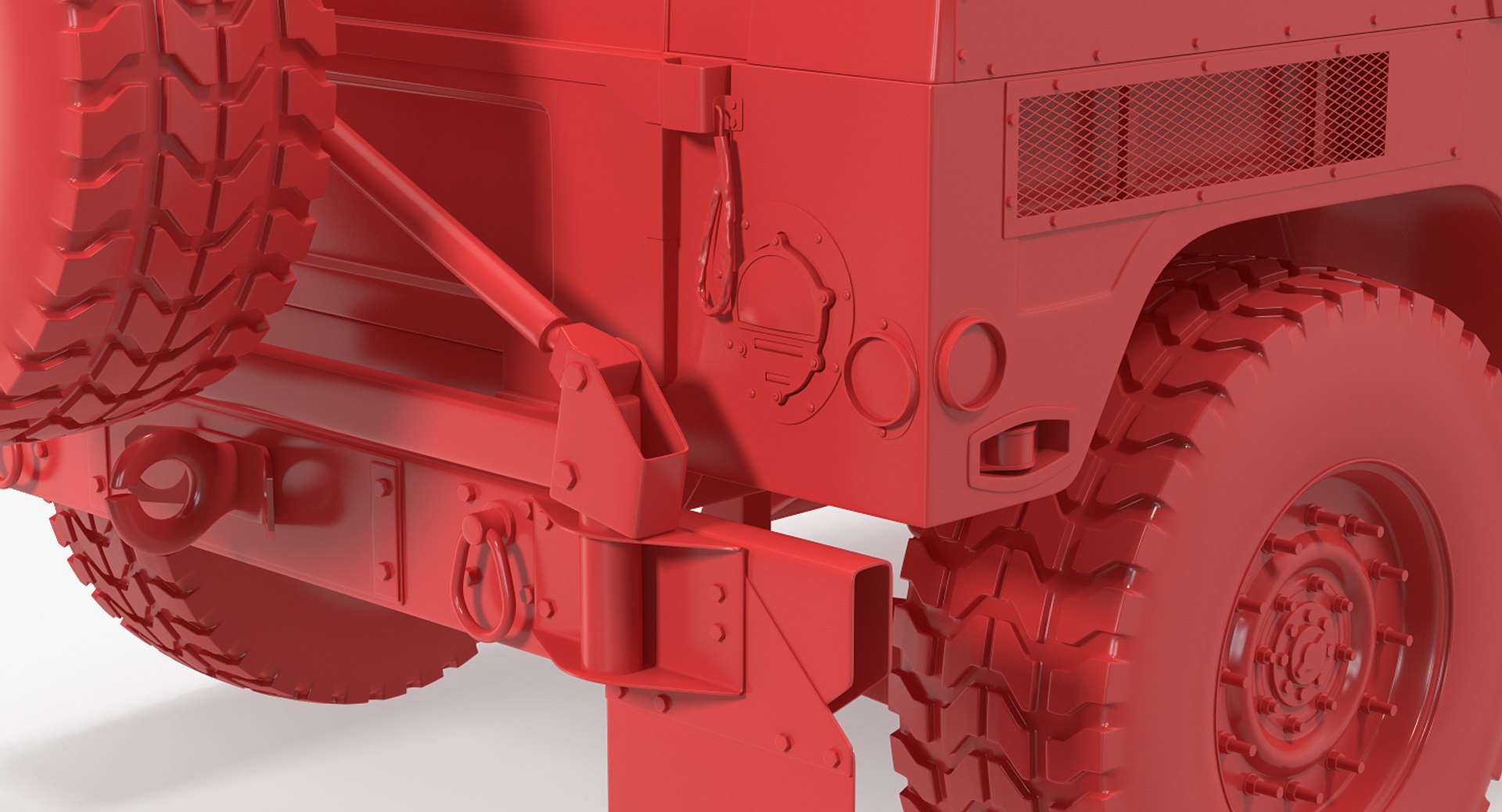 3d Model Of Humvee M1151 Enhanced Armament