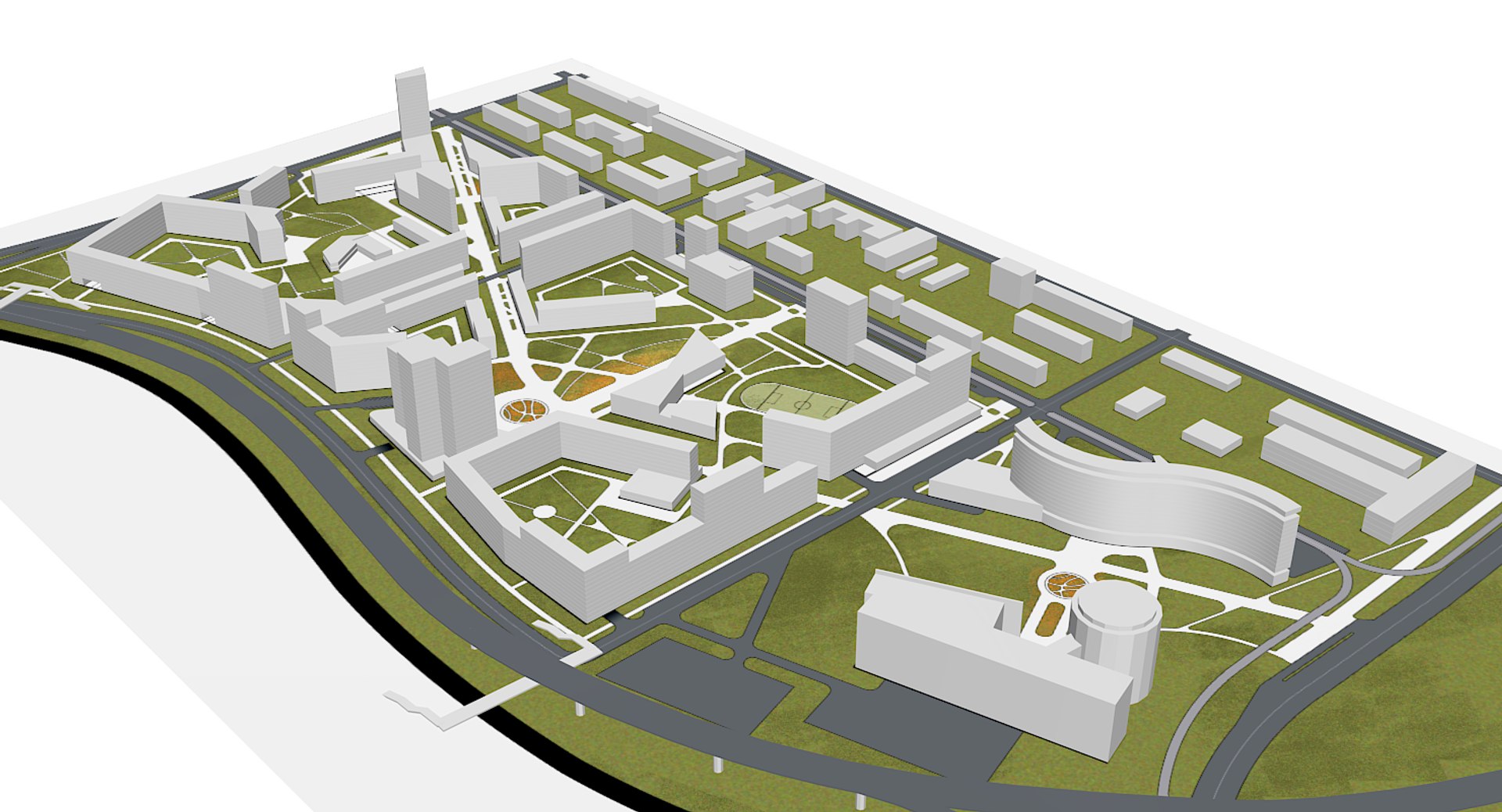 3D model urban - TurboSquid 1260044