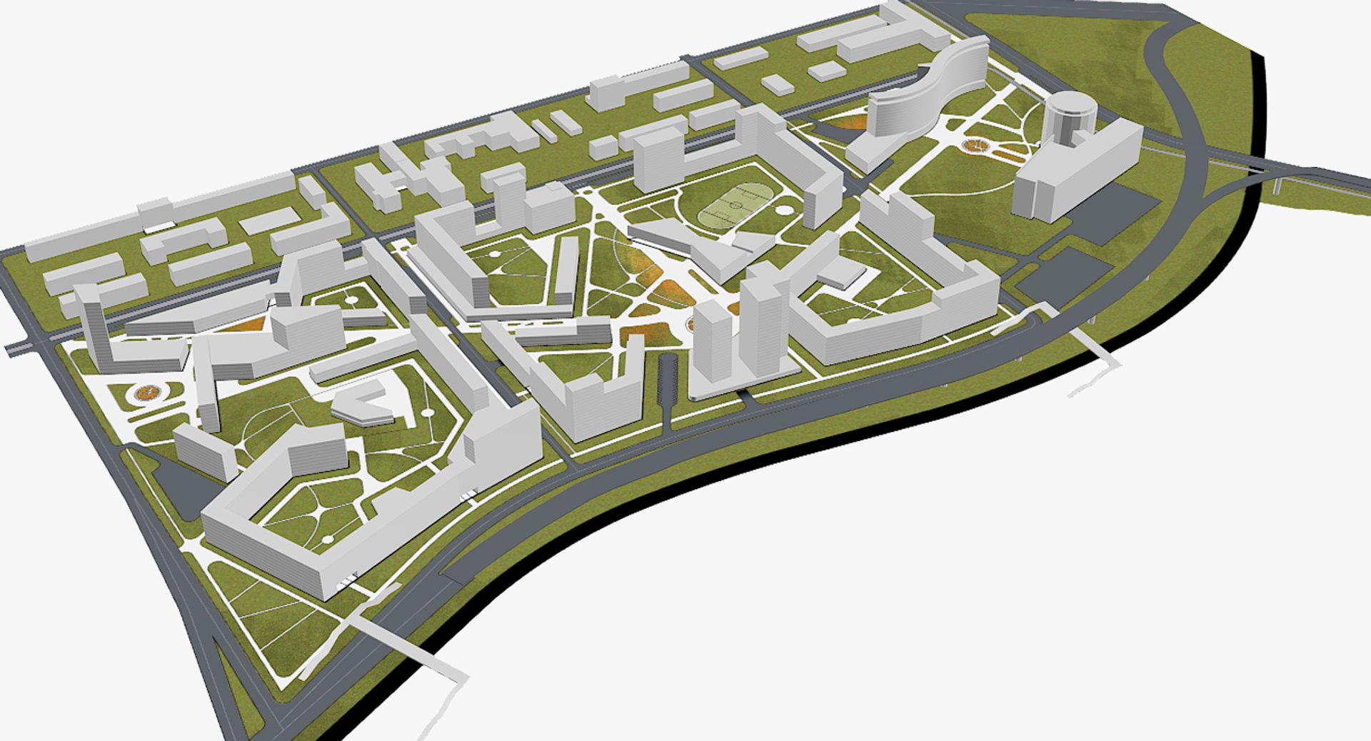 3D model urban - TurboSquid 1260044