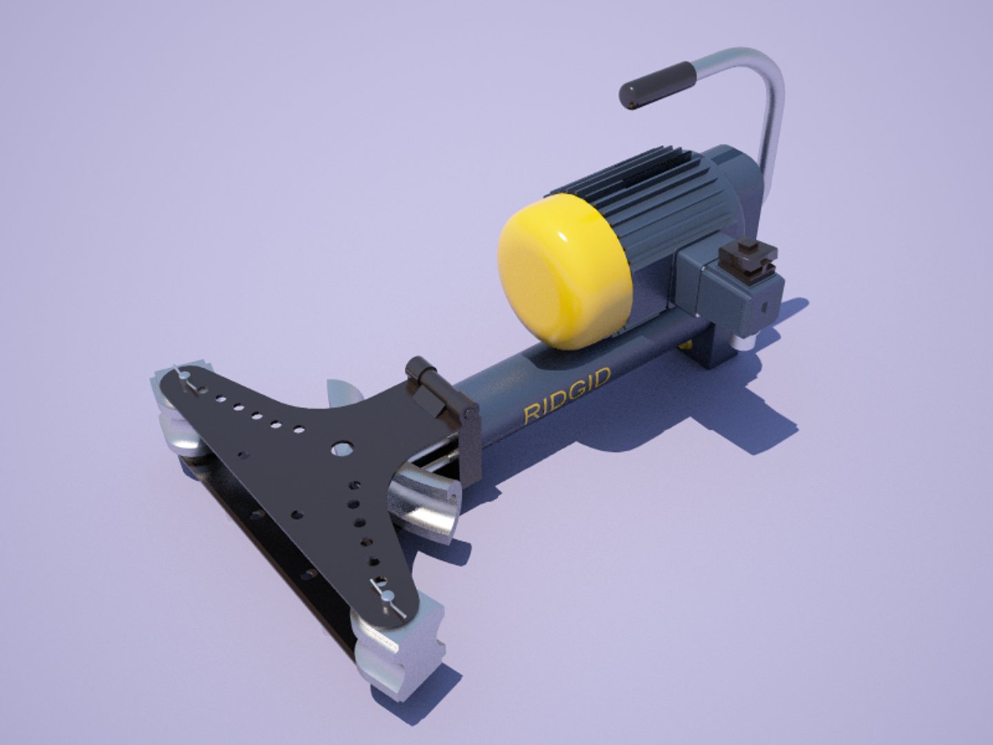 Tube bender 3D model - TurboSquid 1289857