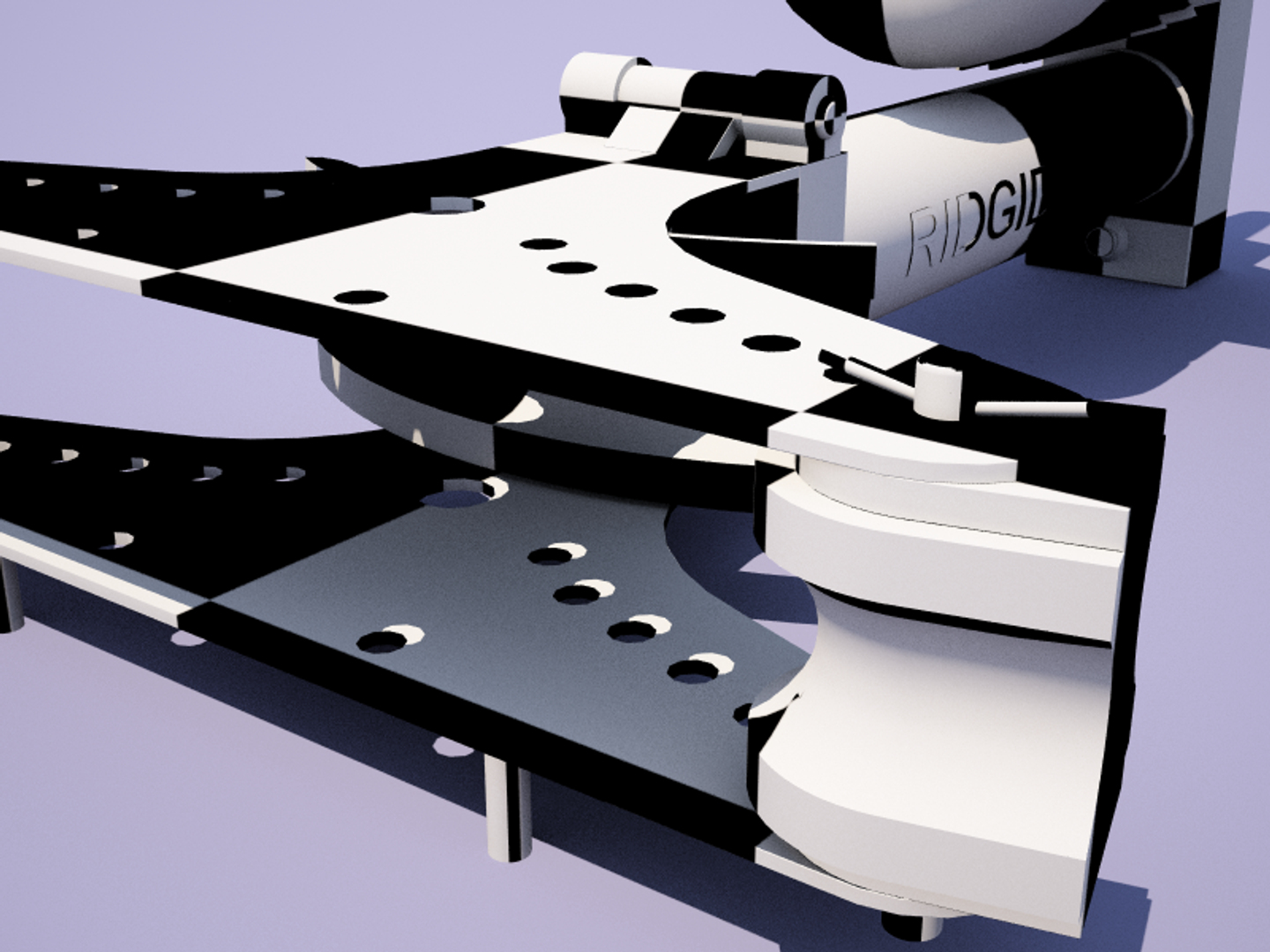 Tube bender 3D model - TurboSquid 1289857