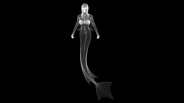 Mermaid 3D MODEL ANIMATED 3D model - TurboSquid 2045135