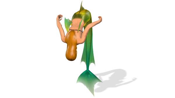Mermaid 3D MODEL ANIMATED 3D model - TurboSquid 2045135