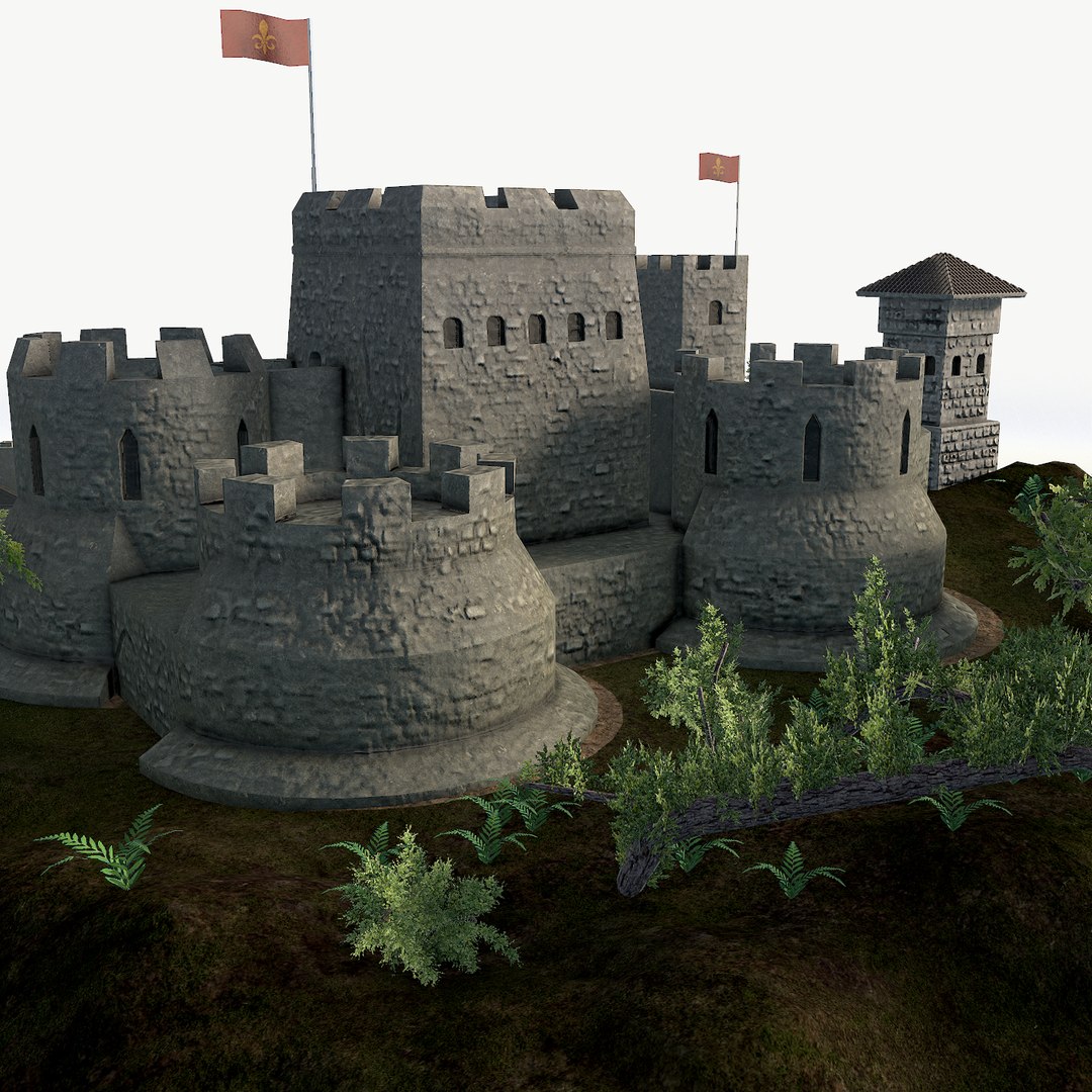 3D Model Advanced Fortress - TurboSquid 1164436