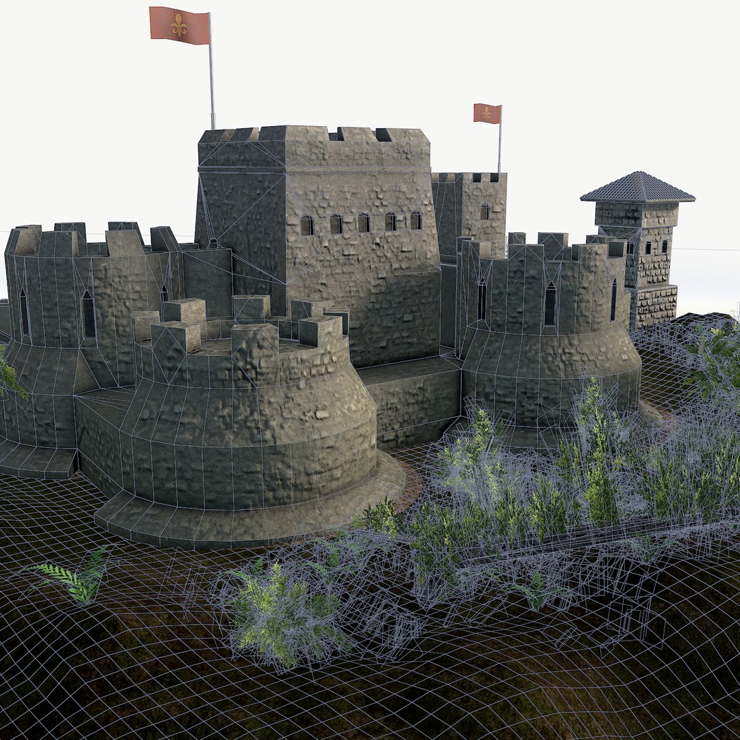 3D Model Advanced Fortress - TurboSquid 1164436