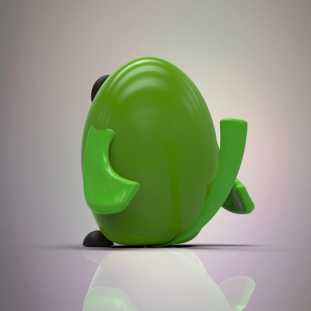 Cartoon Bird Model - TurboSquid 1702286