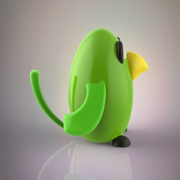 Cartoon bird model - TurboSquid 1702286