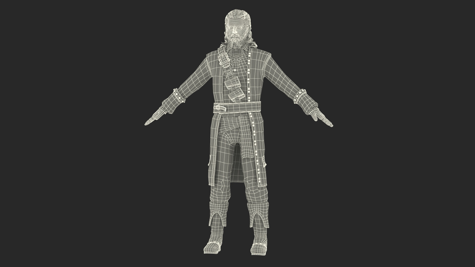 Rogue Pirate Man Rigged 3D Model - TurboSquid 2193332