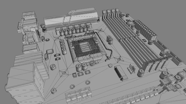 3D Computer motherboard ATX Mk1 - TurboSquid 1943821
