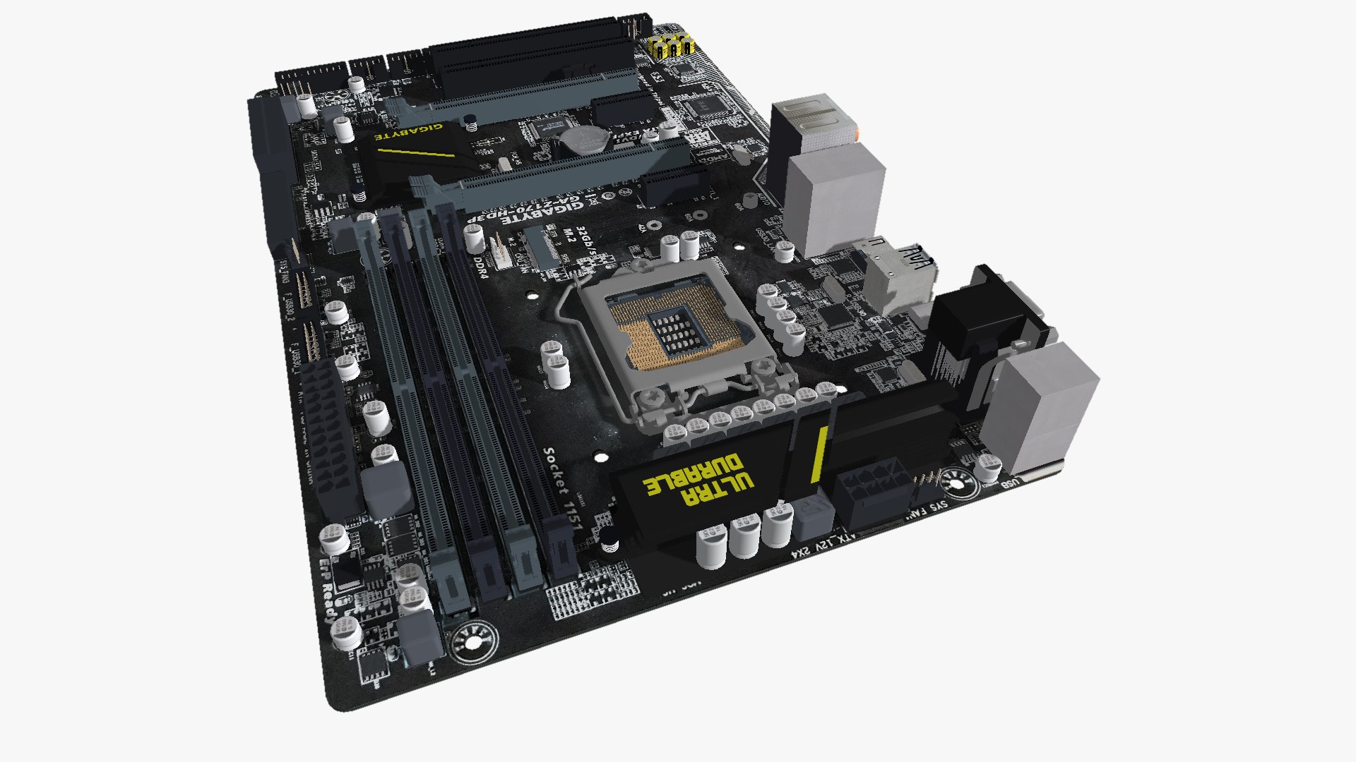 3D Computer Motherboard ATX Mk1 - TurboSquid 1943821