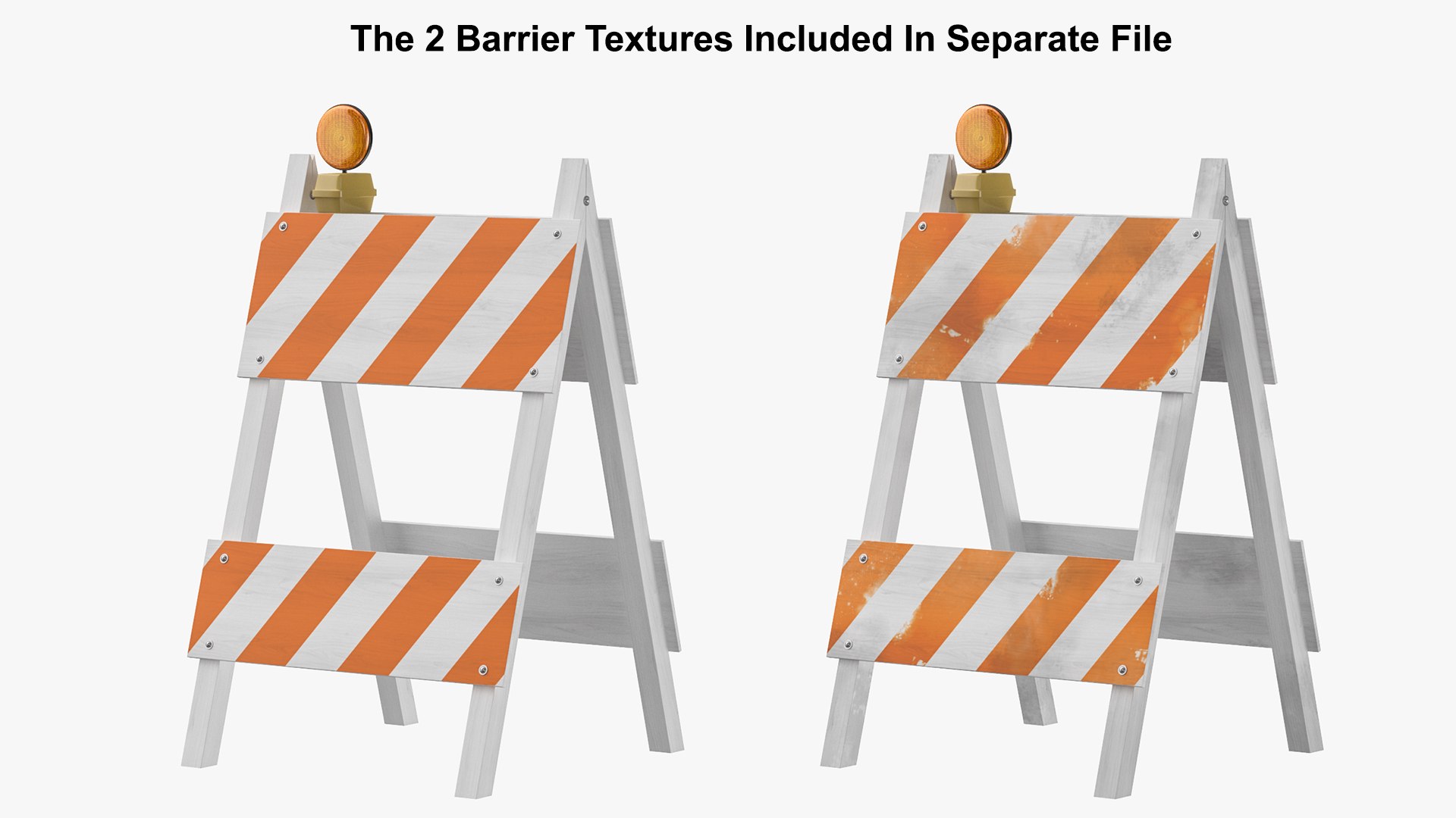 3D Road Barrier 01 - TurboSquid 2065618