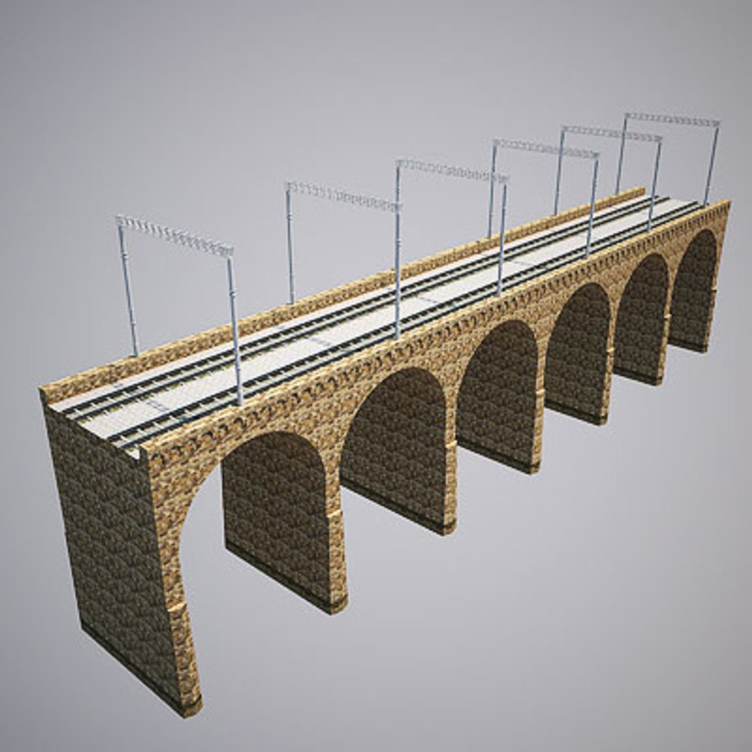 Max Arched Stone Bridge Trains