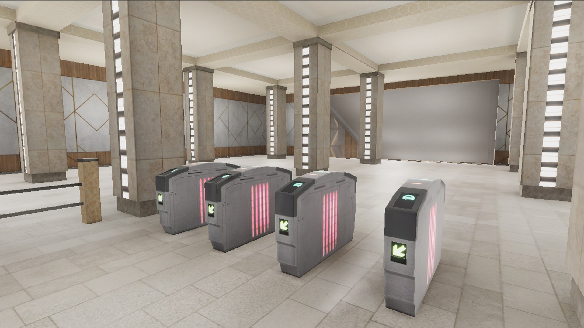 3D Subway And Train Stations Bundle - 10 Scenes - TurboSquid 2387940