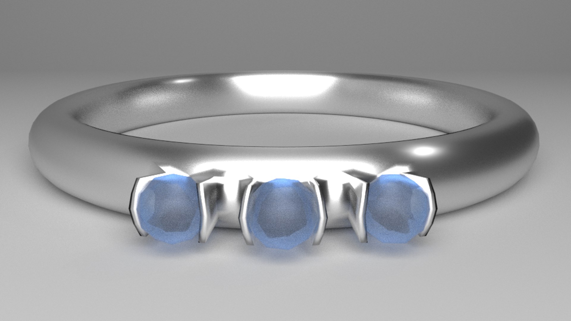3D silver ring 1 - TurboSquid 1598248