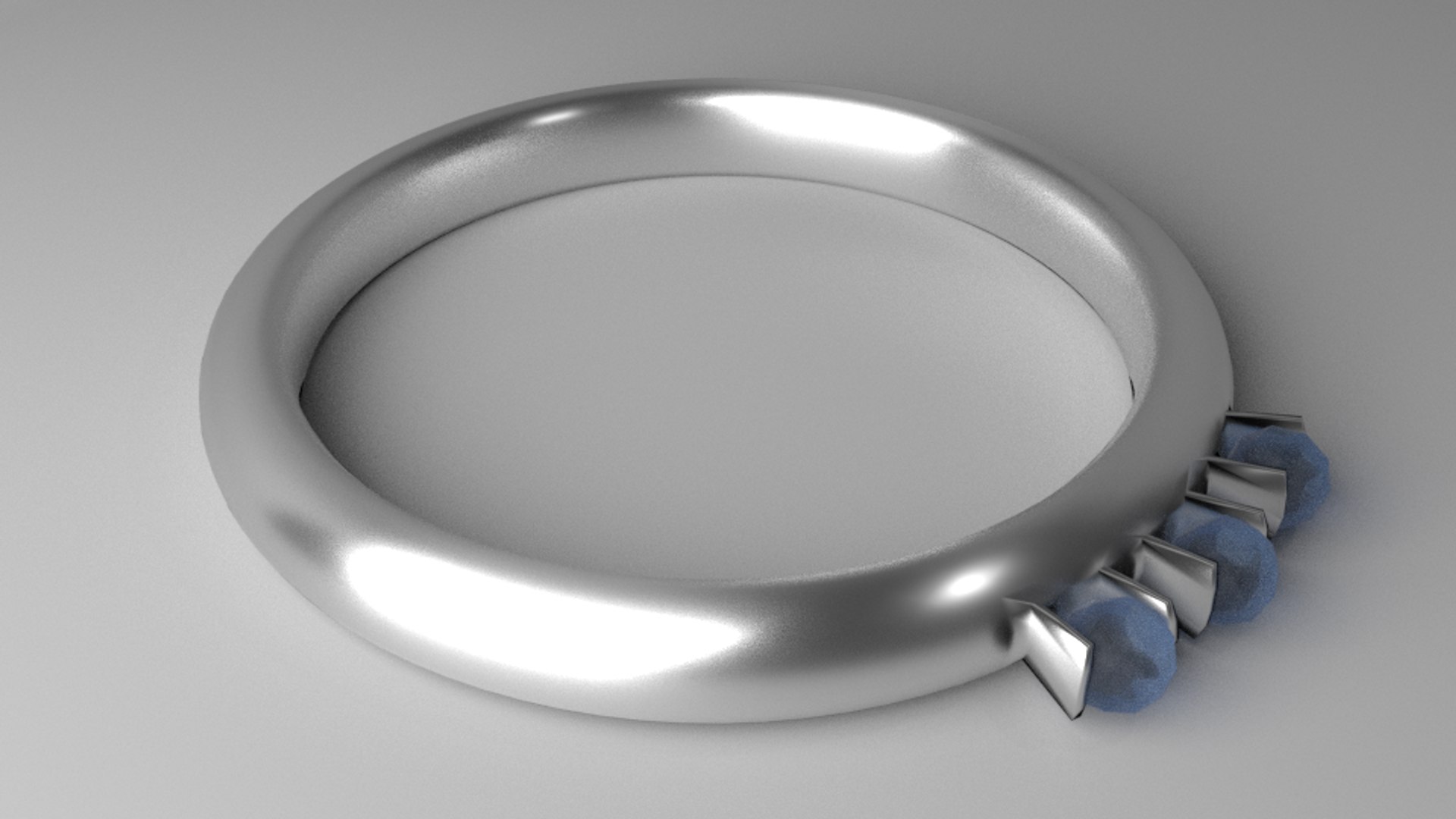 3D silver ring 1 - TurboSquid 1598248