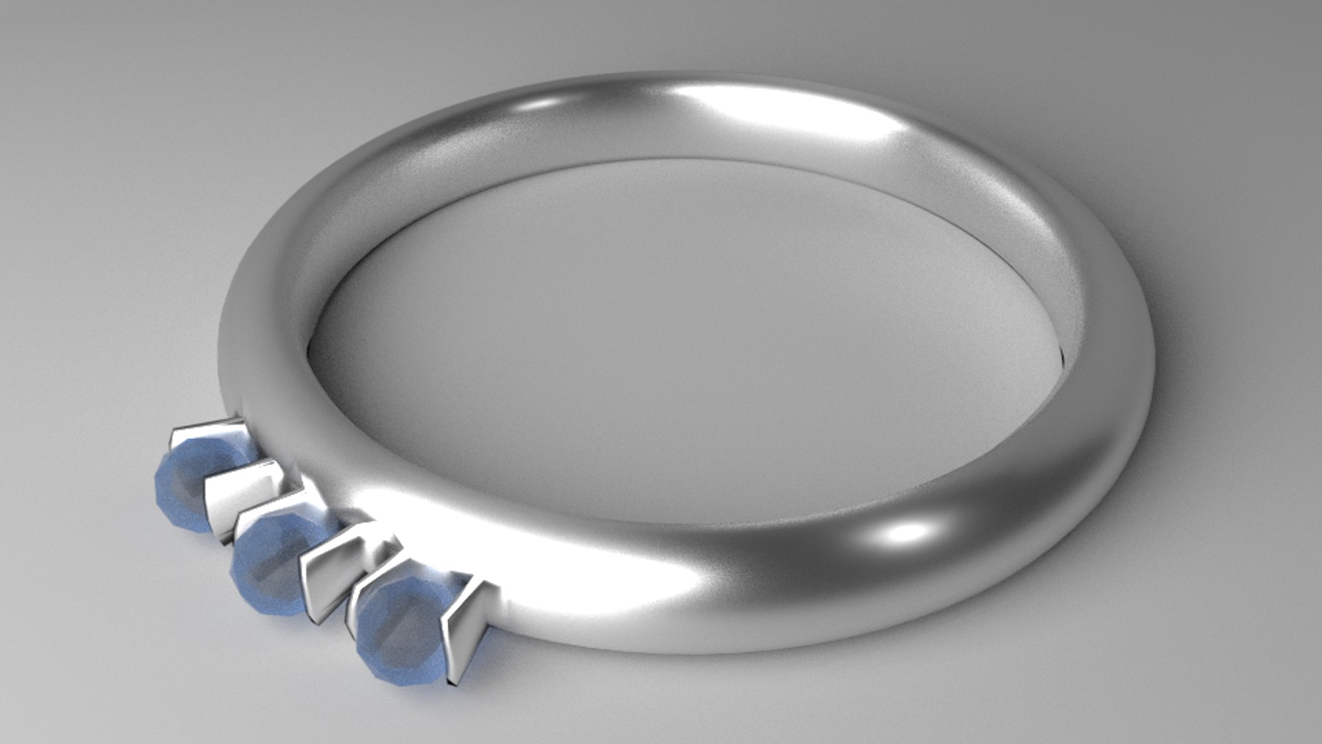 3D silver ring 1 - TurboSquid 1598248