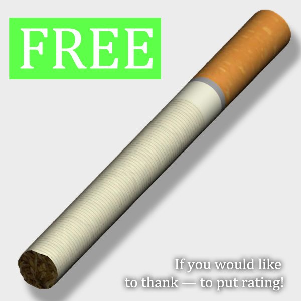 Free 3D Cigarette Models | TurboSquid