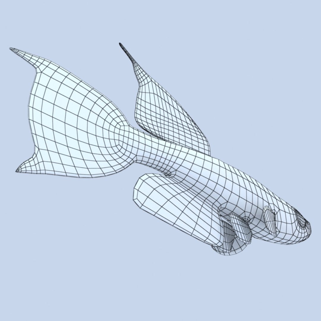 3d Model Killifish 1