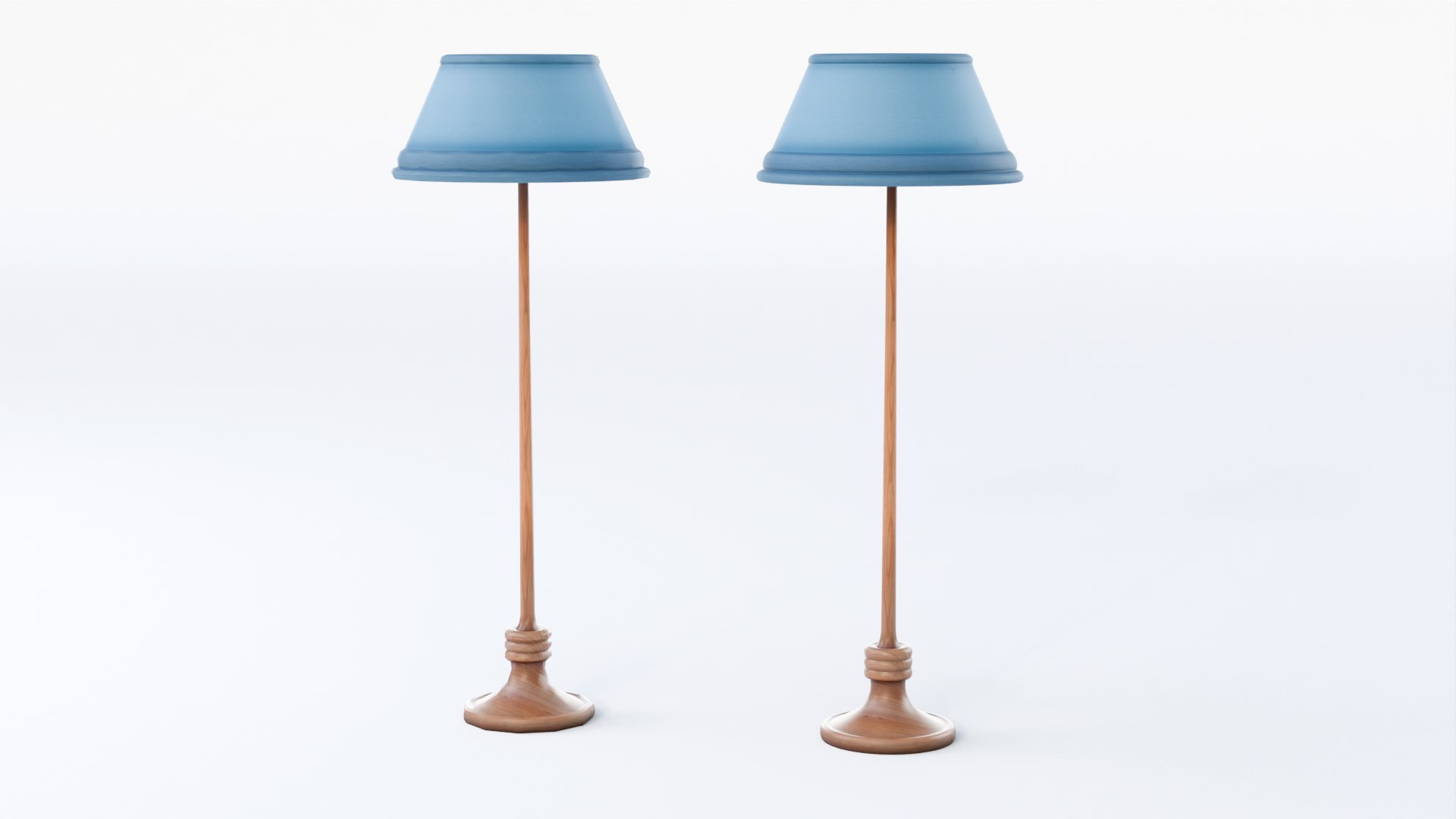 3D Model Stylized Cartoony Lamp Set - TurboSquid 2346189